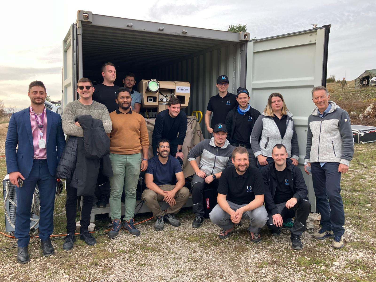 Another successful shot for HELMA-P in Slovenia | cilas-laser